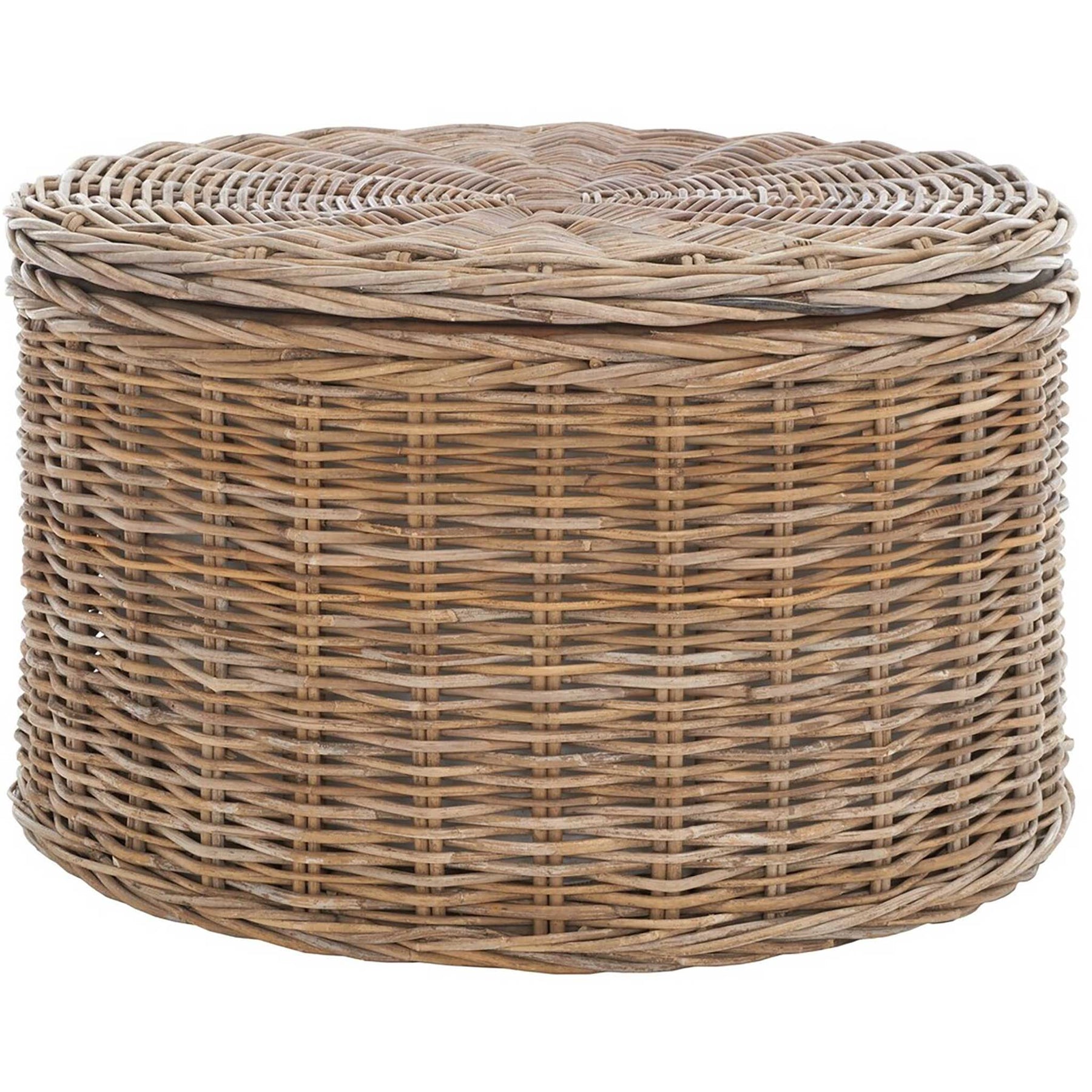 Jerry Wicker Storage Coffee Table Gray - Froy.com