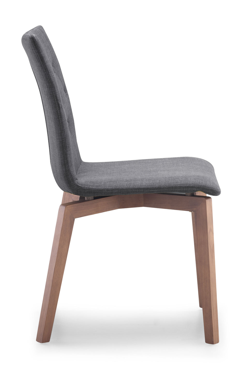 Omsk Chair Graphite Fabric (Set of 2) - Froy.com