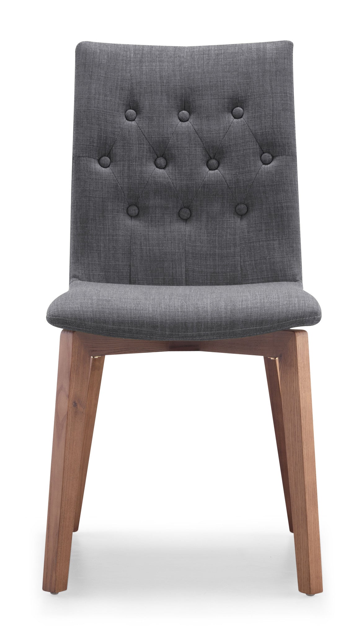Omsk Chair Graphite Fabric (Set of 2) - Froy.com