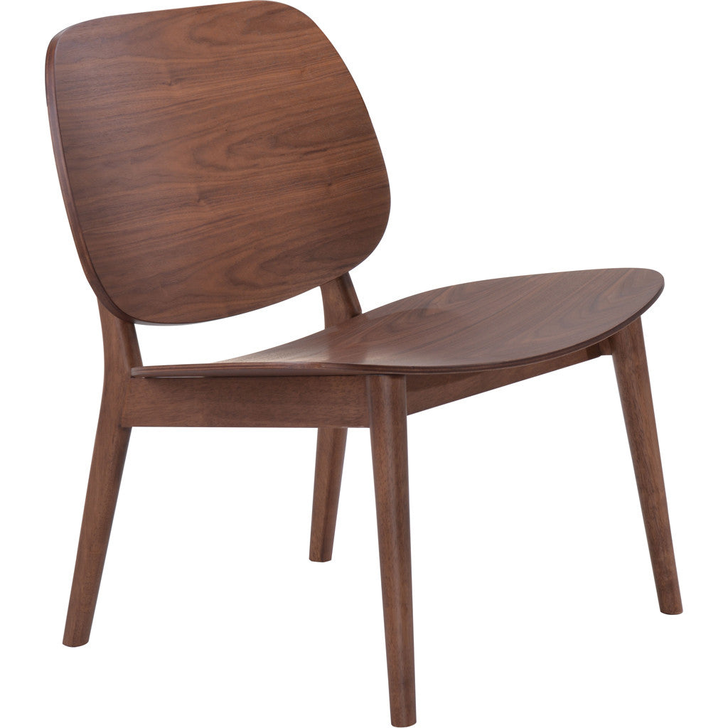 Plato Lounge Chair Walnut (Set of 2) - Froy.com