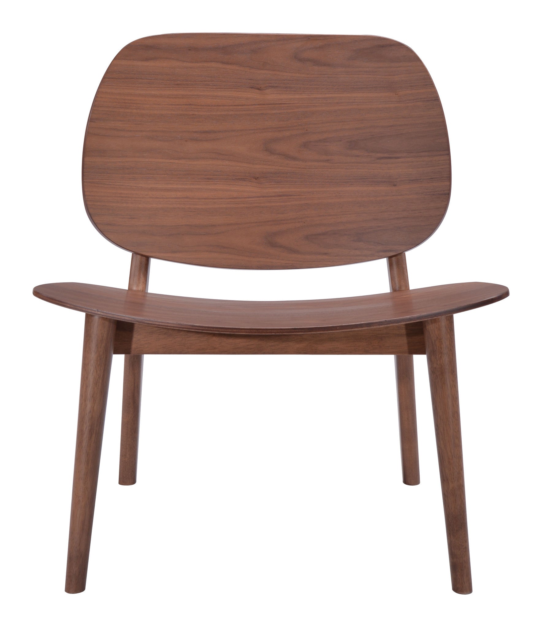 Plato Lounge Chair Walnut (Set of 2) - Froy.com