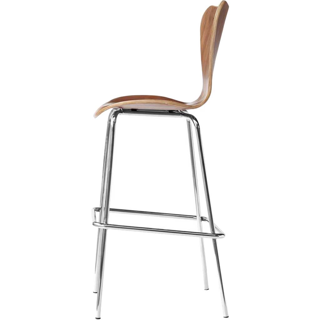 James Bar Stool Walnut - Froy.com