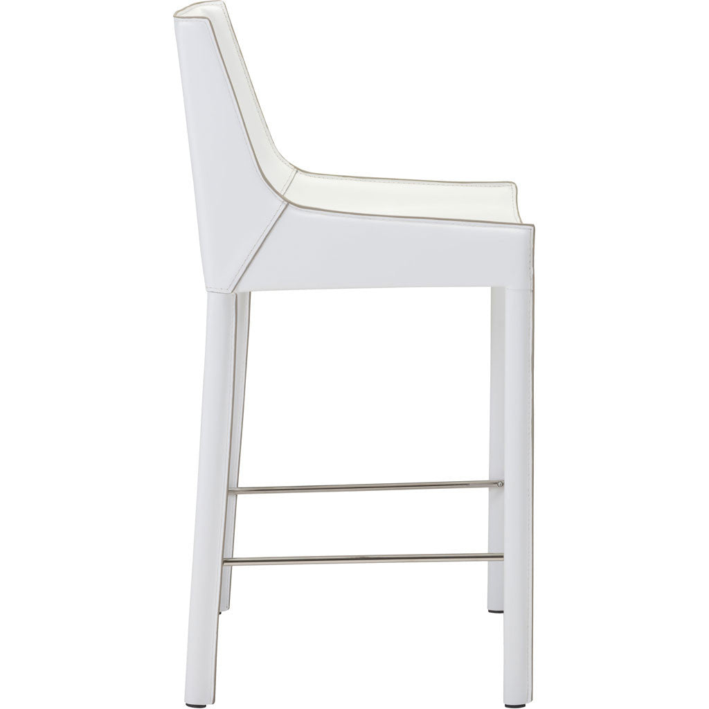 Fallon Bar Chair White (Set of 2) - Froy.com