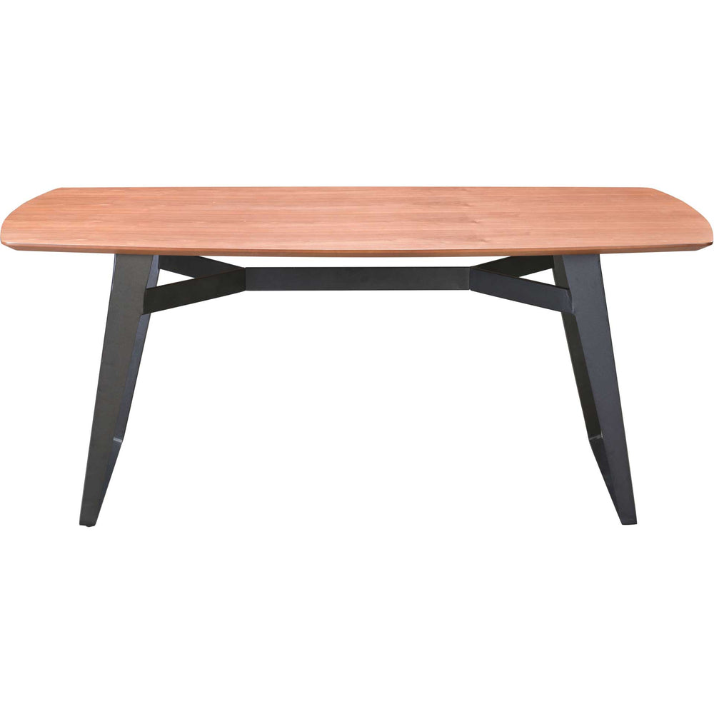 Finn Dining Table Walnut/Black - Froy.com