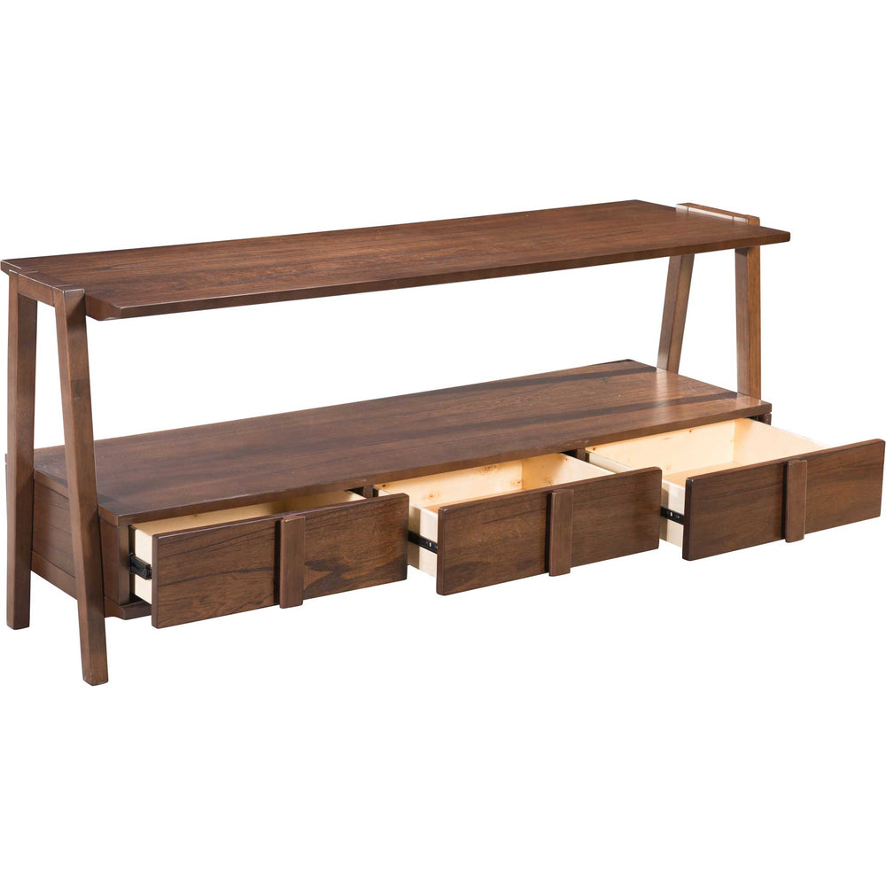 Glendale Media Console Table Walnut - Froy.com