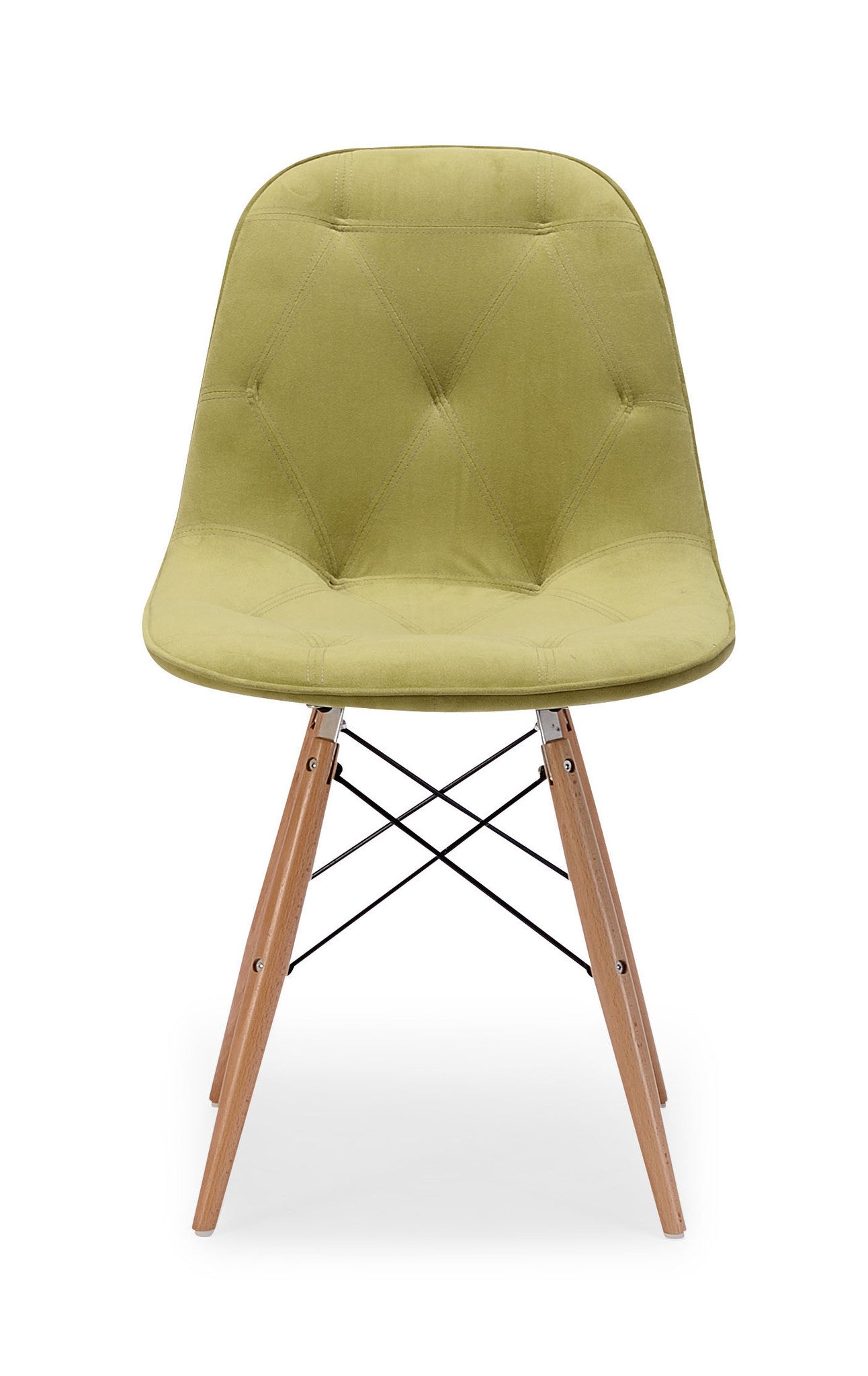 Preston Chair Green Velour - Froy.com