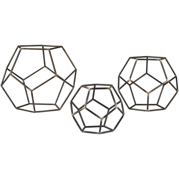 Geometric Orbs (Set of 3) - Froy.com