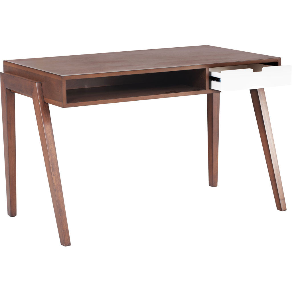Linear Desk Walnut - Froy.com