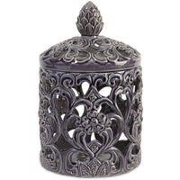Conecuh Tall Lidded Cutwork Box - Froy.com