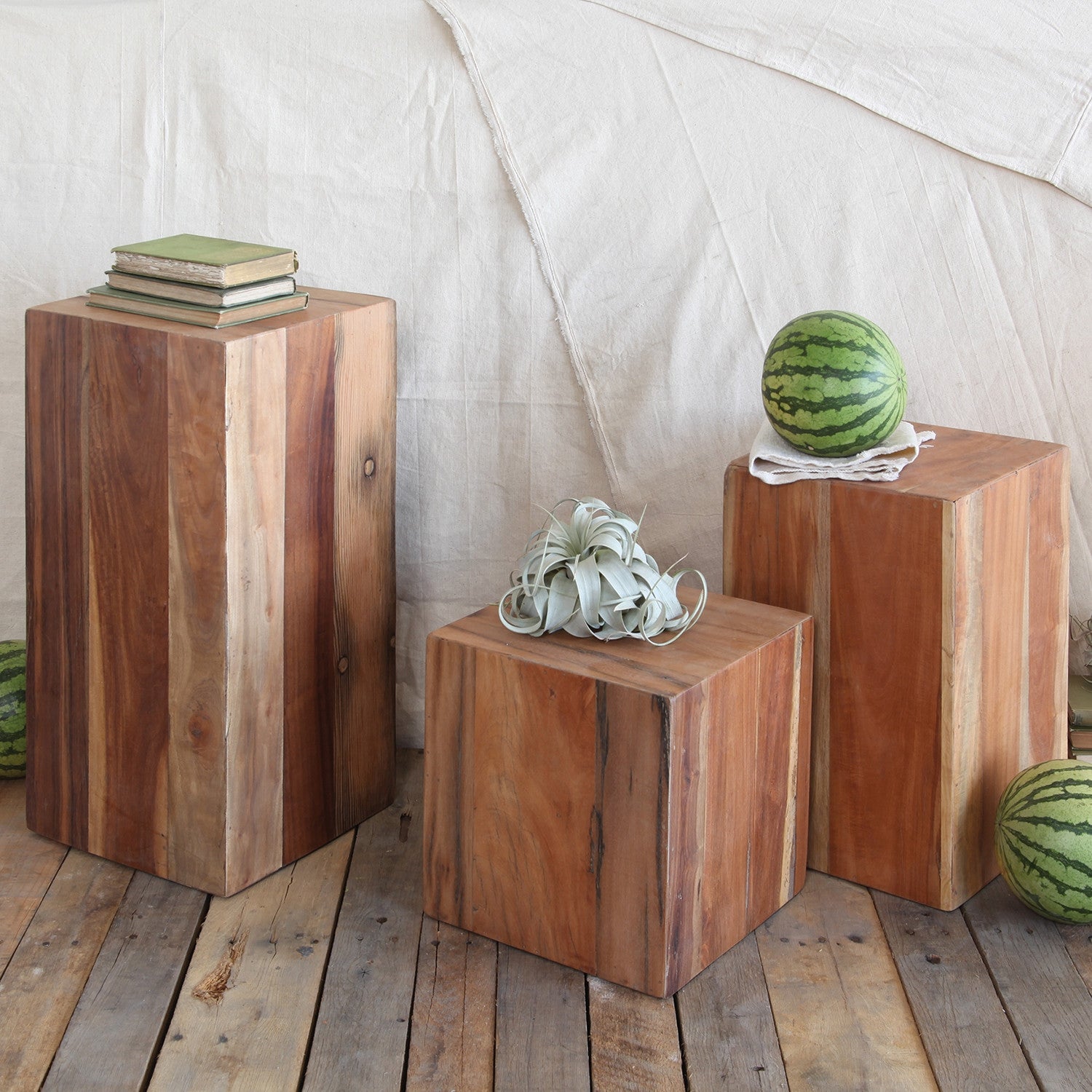 Reclaimed Wood Block Medium - Froy.com