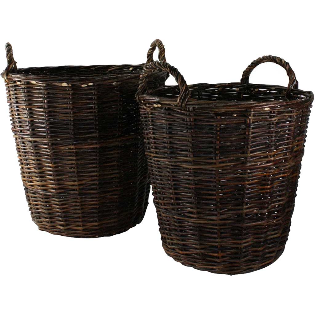 Orchard Willow Round Basket - Froy.com