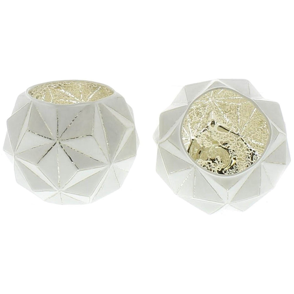 Geometric Glass Votive Cups (Set of 2) - Froy.com