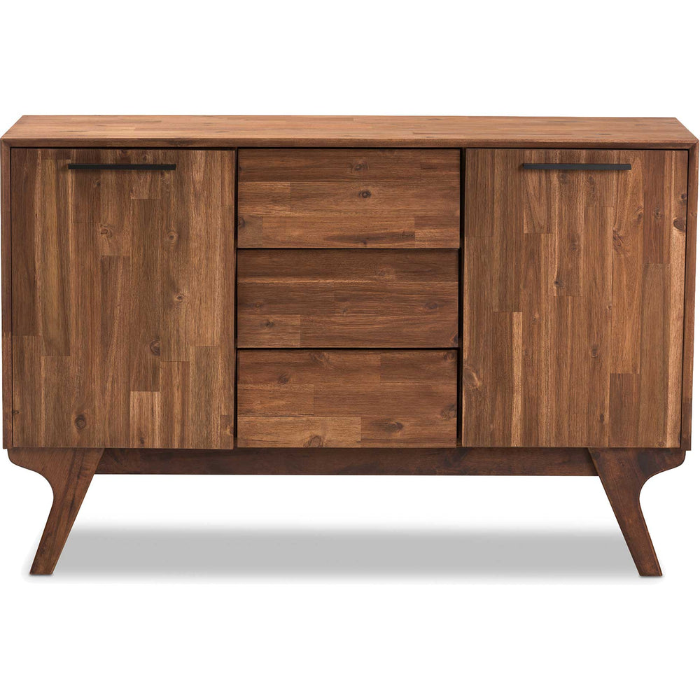 Siara 3-Drawer Sideboard Brown - Froy.com