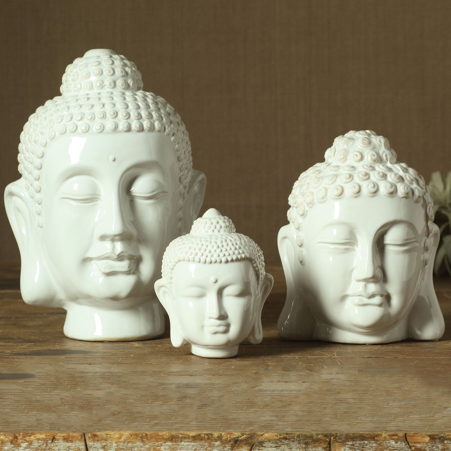 Ceramic Small Buddha Head - Froy.com