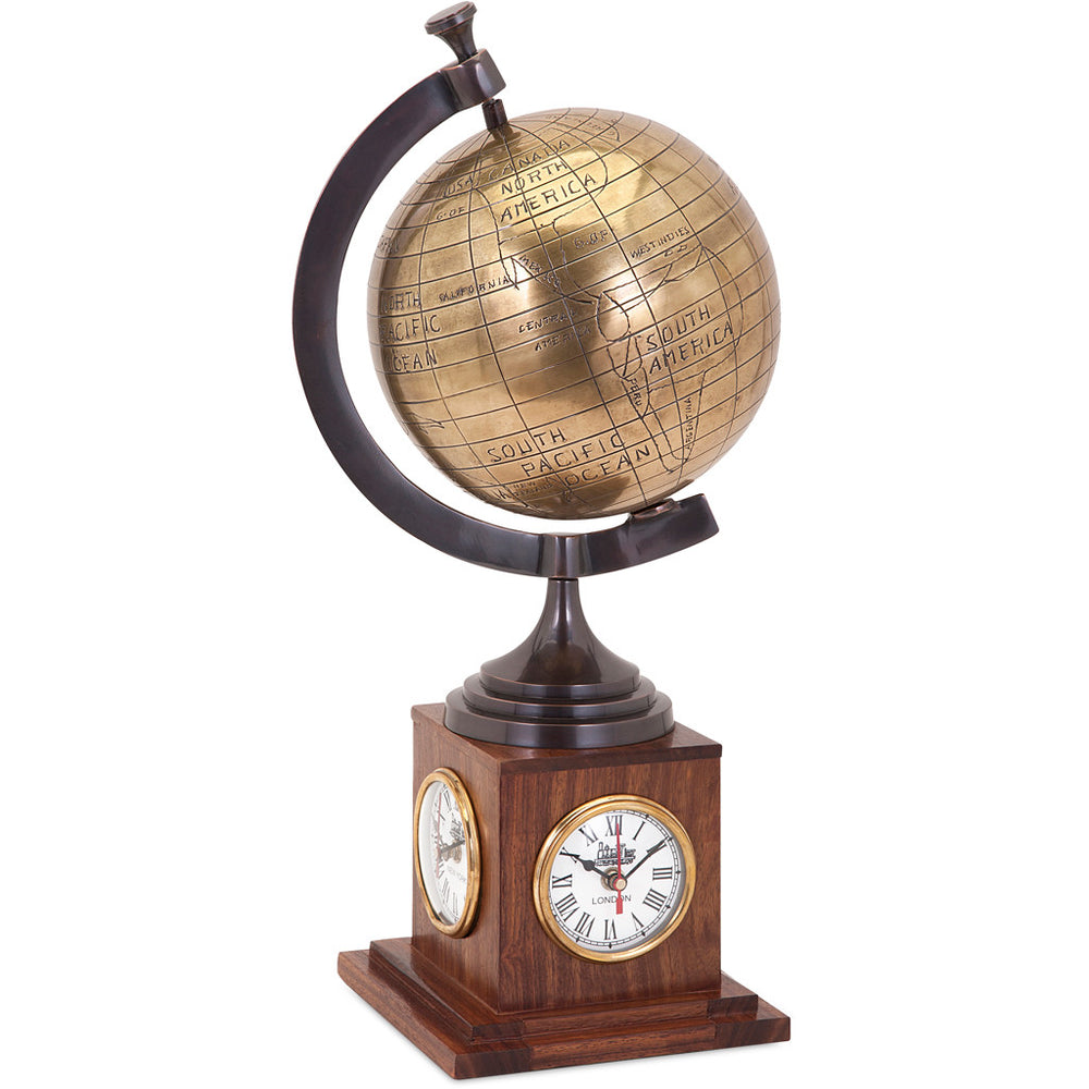 Bains Kushnick Clock Globe - Froy.com