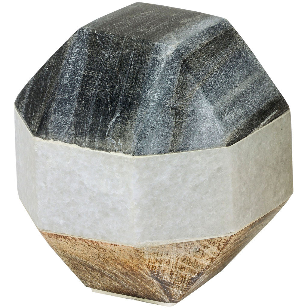Omega Marble/Wood Dodecahedron - Froy.com