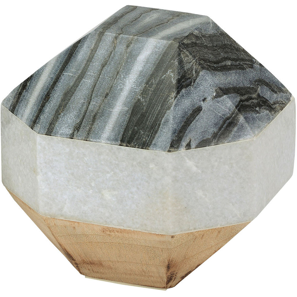 Omega Marble/Wood Dodecahedron - Froy.com