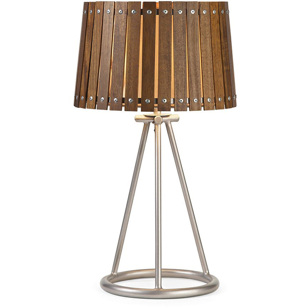 Apache Wood Shade Table Lamp - Froy.com