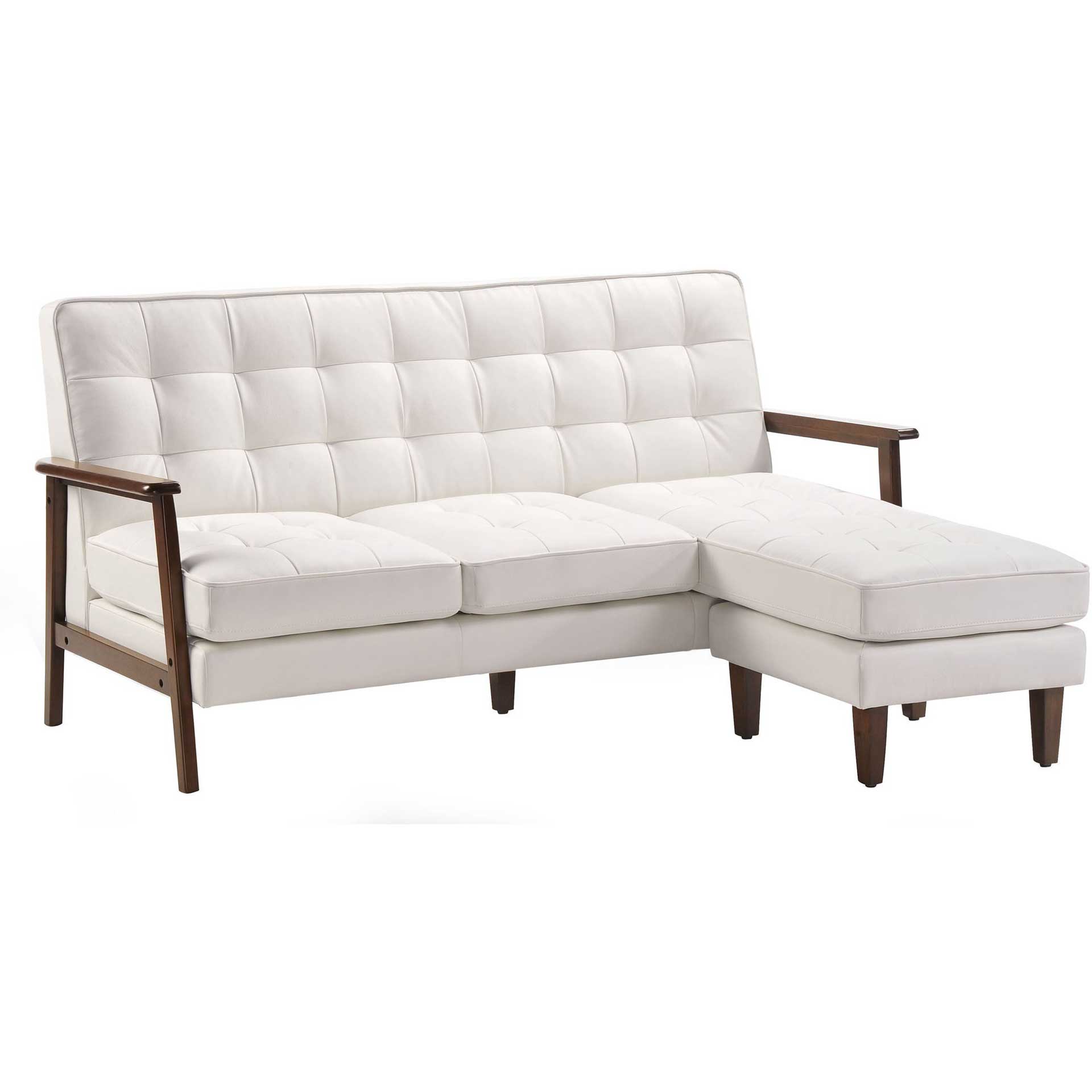 Sonoma Flat Flex Sectional White - Froy.com