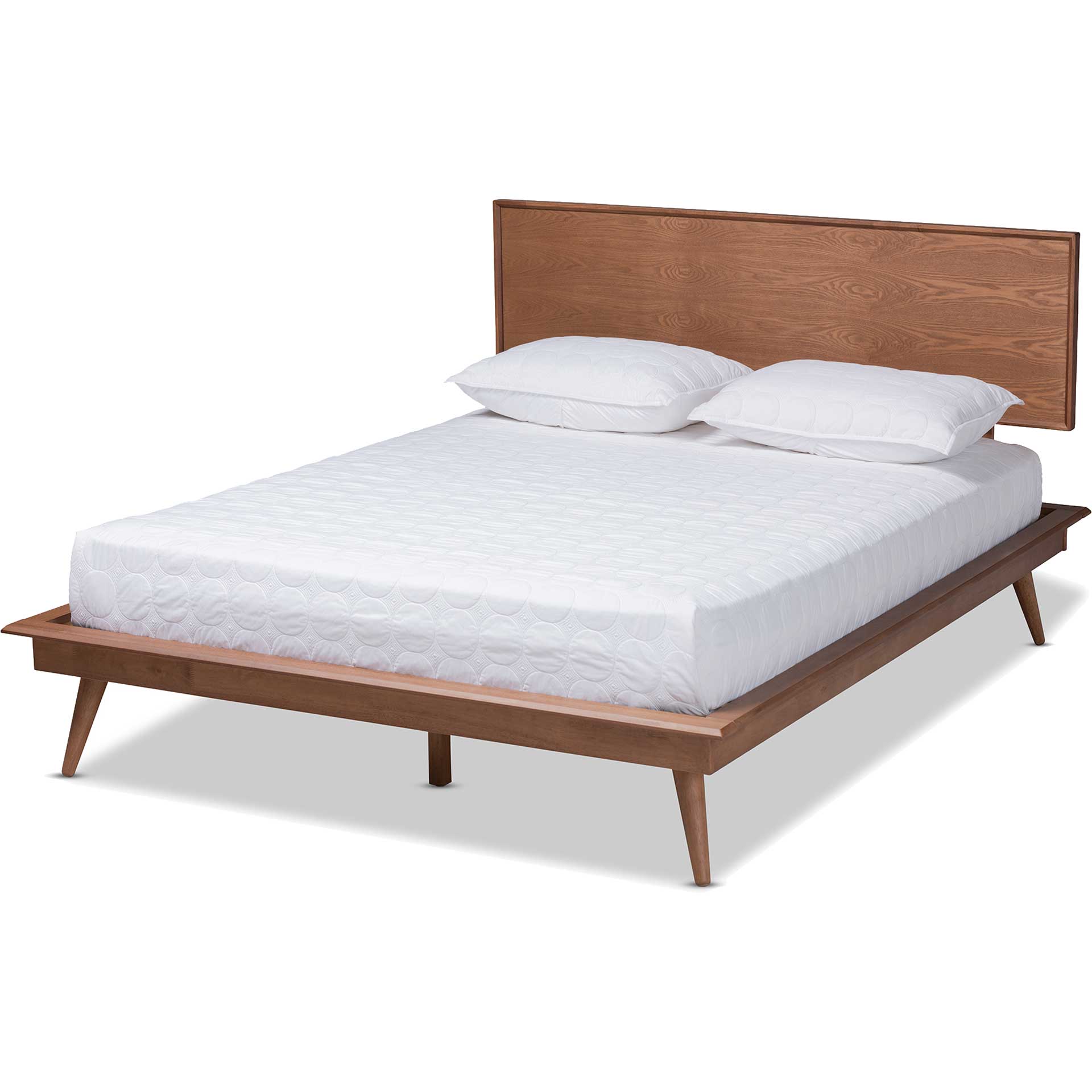 Seattle Wood Bed Ash Walnut - Froy.com