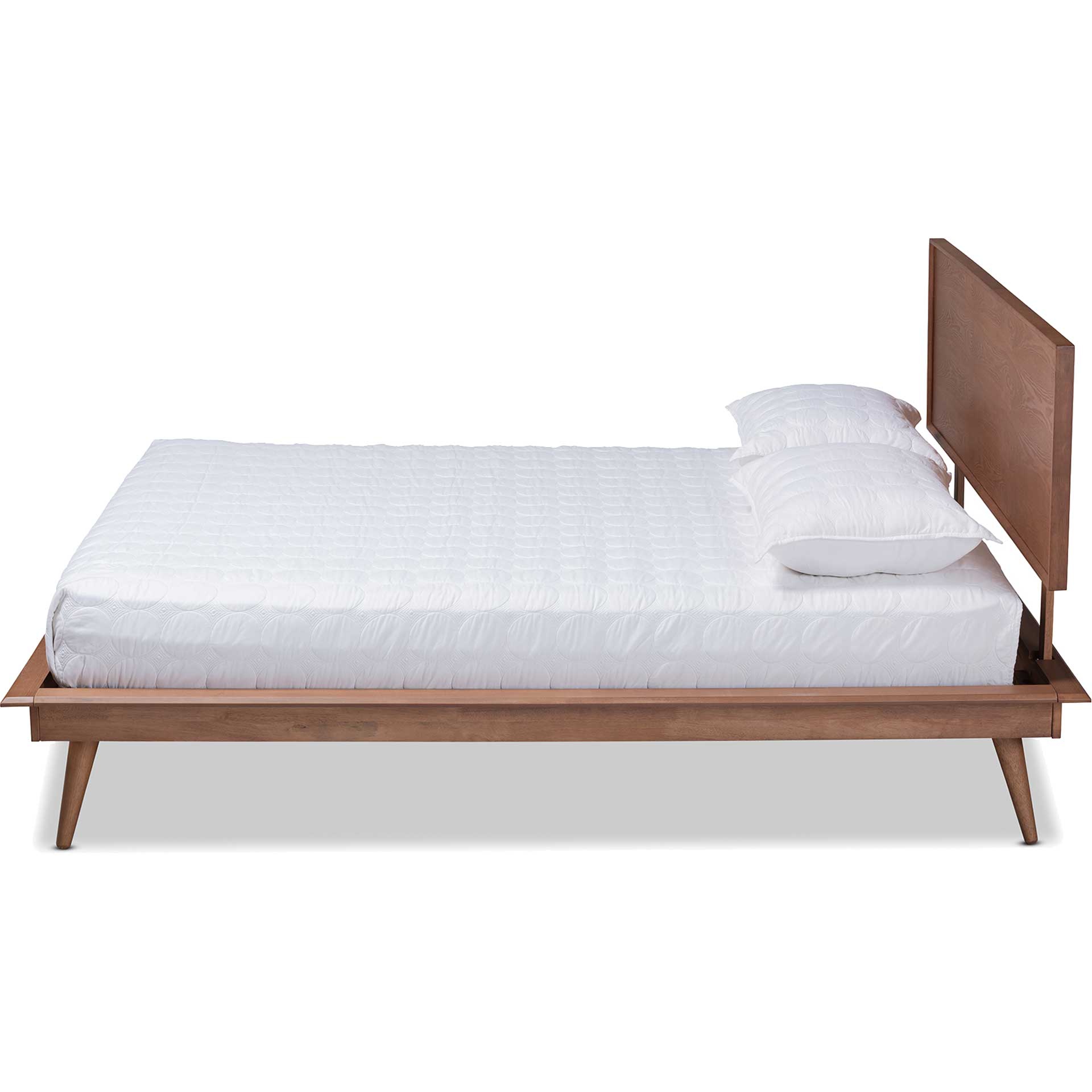 Seattle Wood Bed Ash Walnut - Froy.com