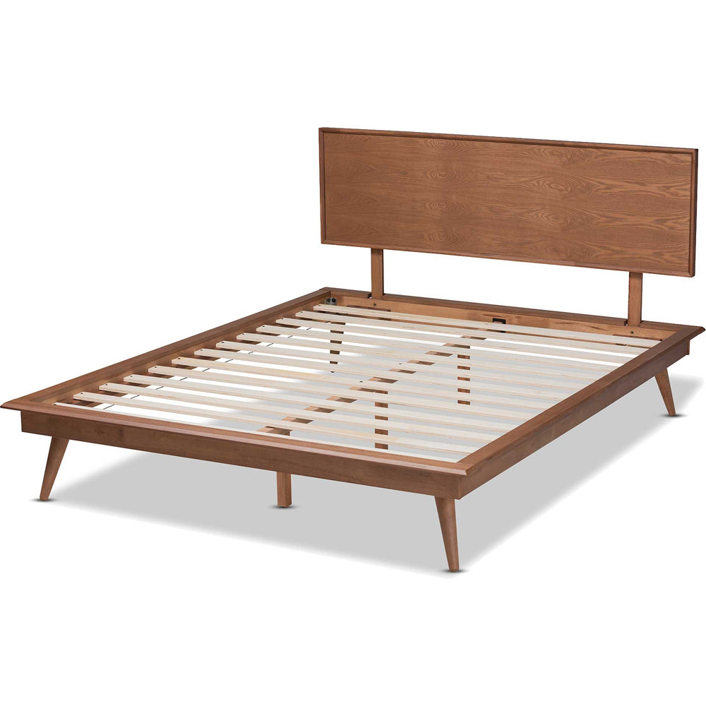 Seattle Wood Bed Ash Walnut - Froy.com