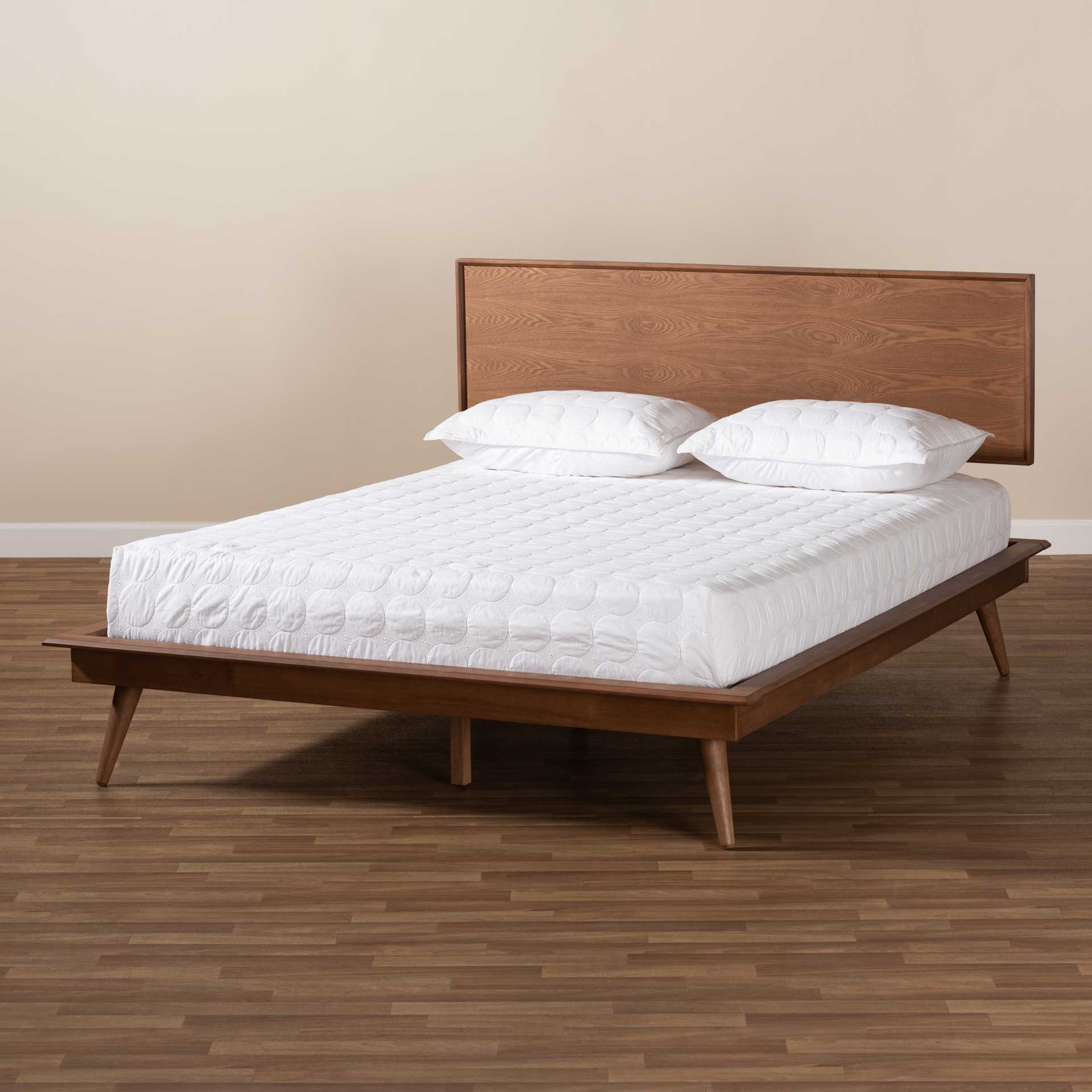 Seattle Wood Bed Ash Walnut - Froy.com