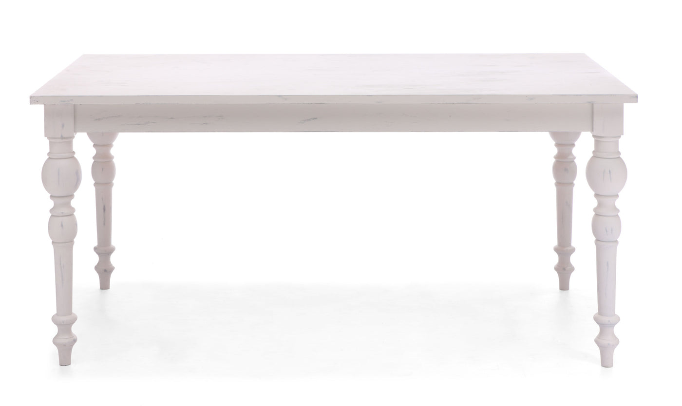 Sandisfield Dining Table Antique White - Froy.com