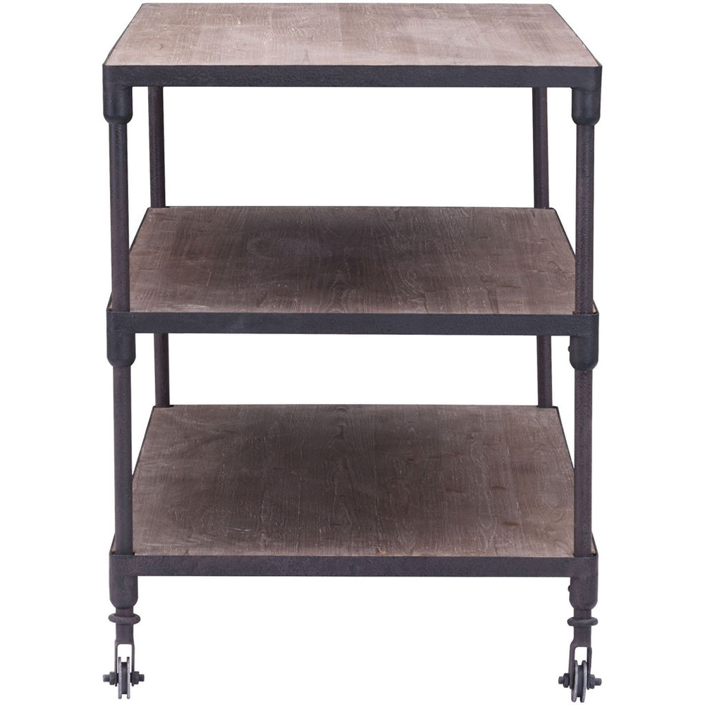 Mansfield Wide 3 level Shelf Distressed Natural - Froy.com
