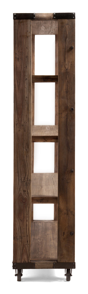 Nahant Wide 4 Level Shelf Distressed Natural - Froy.com