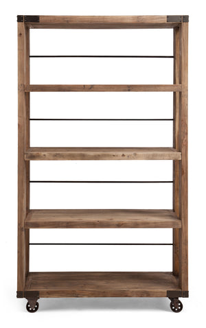 Nahant Wide 4 Level Shelf Distressed Natural - Froy.com