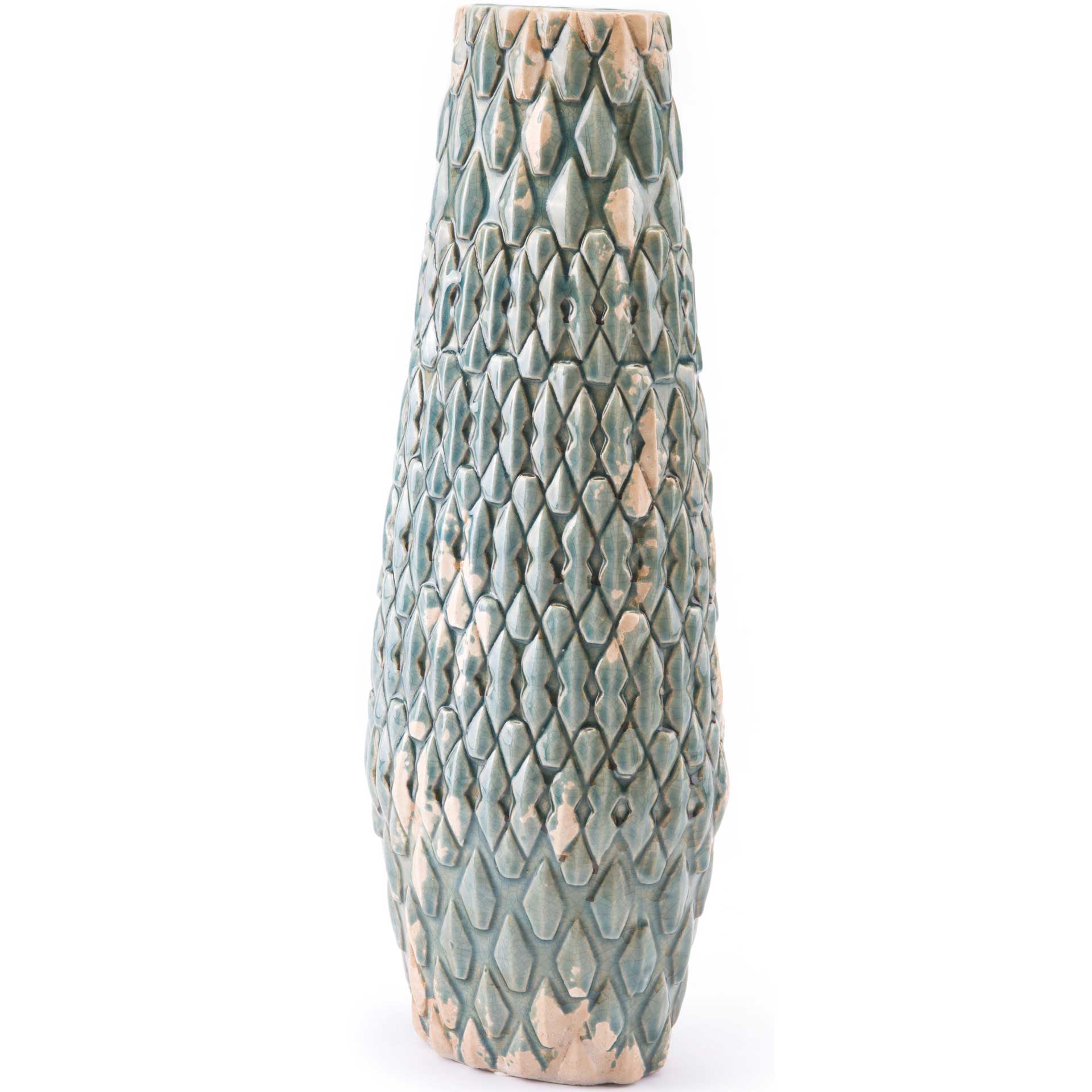 Seta Vase Distressed Blue - Froy.com
