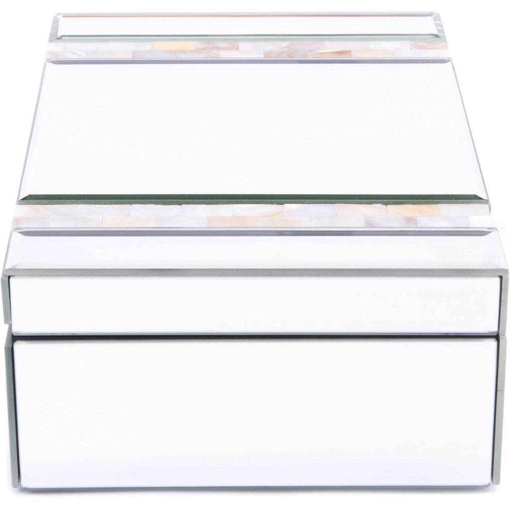 Mother of Pearl Stripes Mirror Box - Froy.com