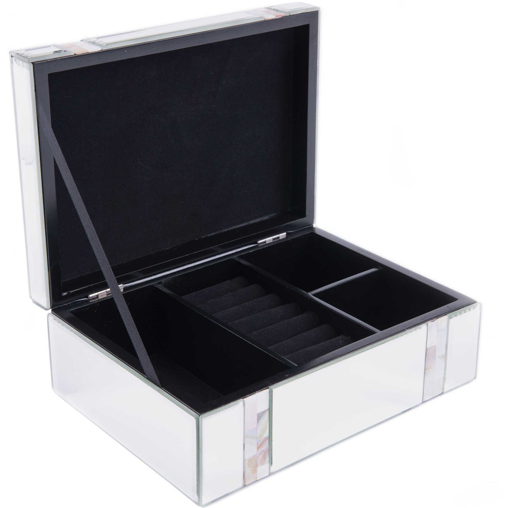 Mother of Pearl Stripes Mirror Box - Froy.com