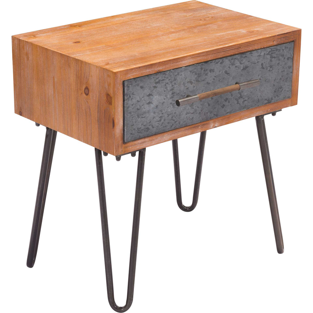 Metal End Table Antique - Froy.com