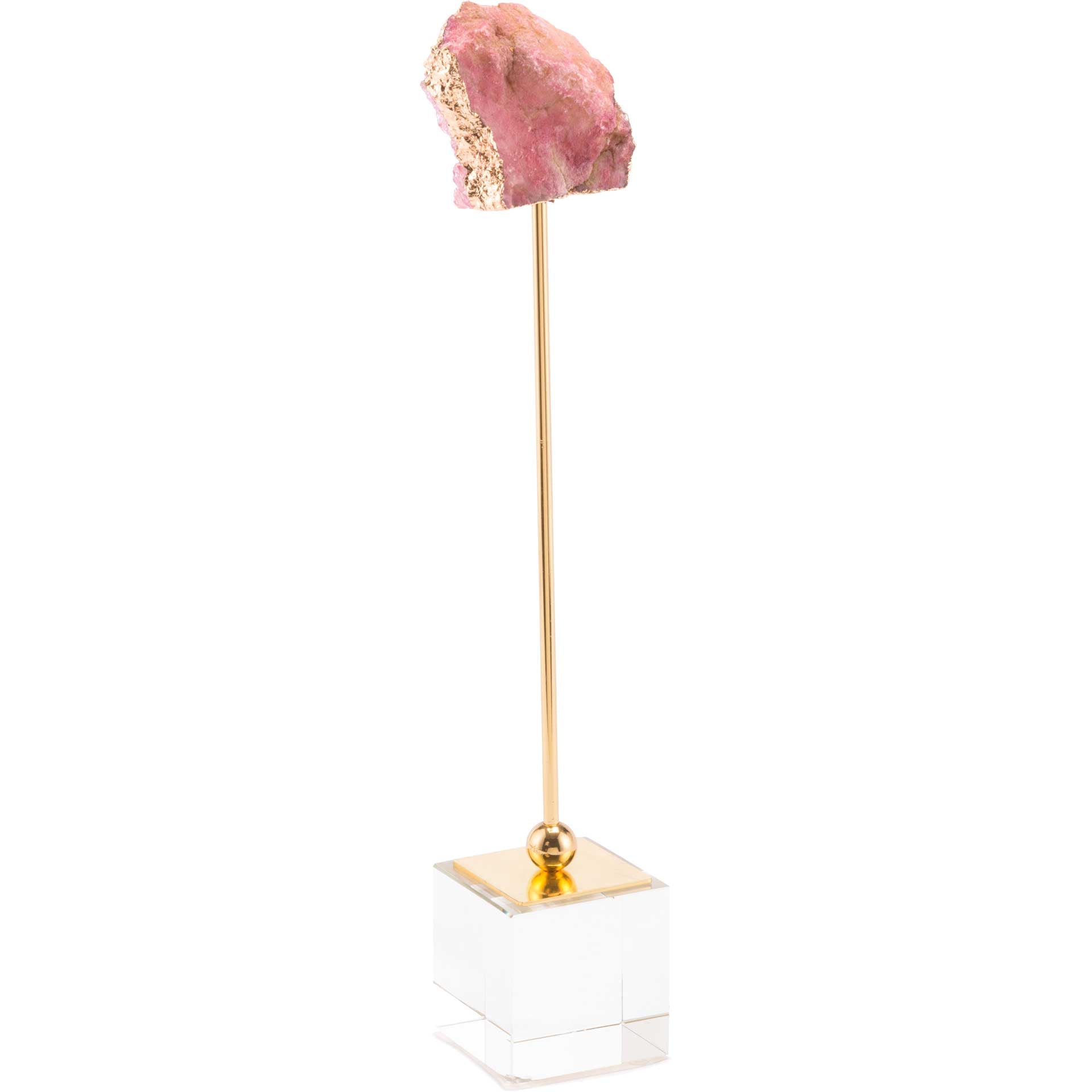 Pink Stone Pedestal - Froy.com