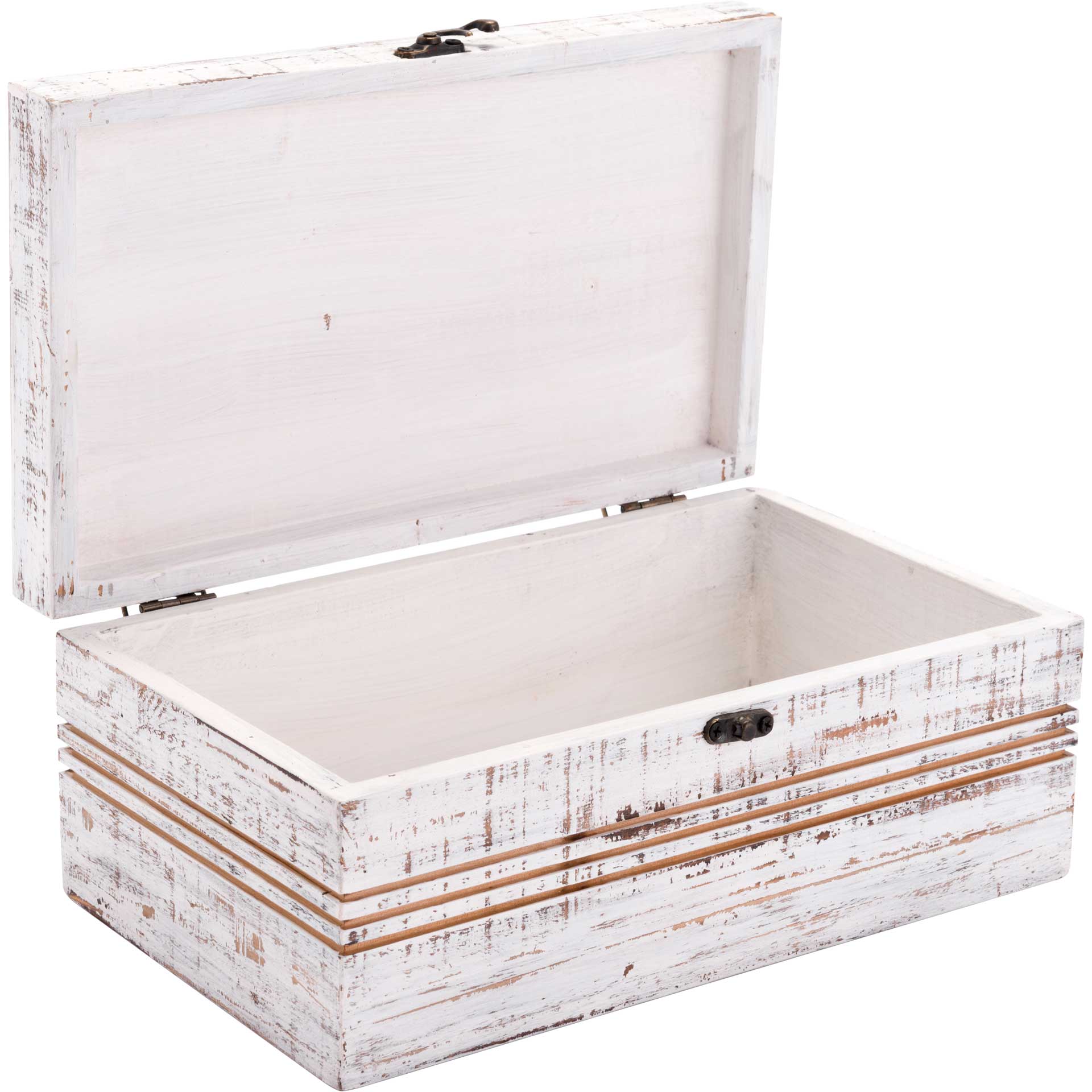 Rhombus Antique Box White - Froy.com