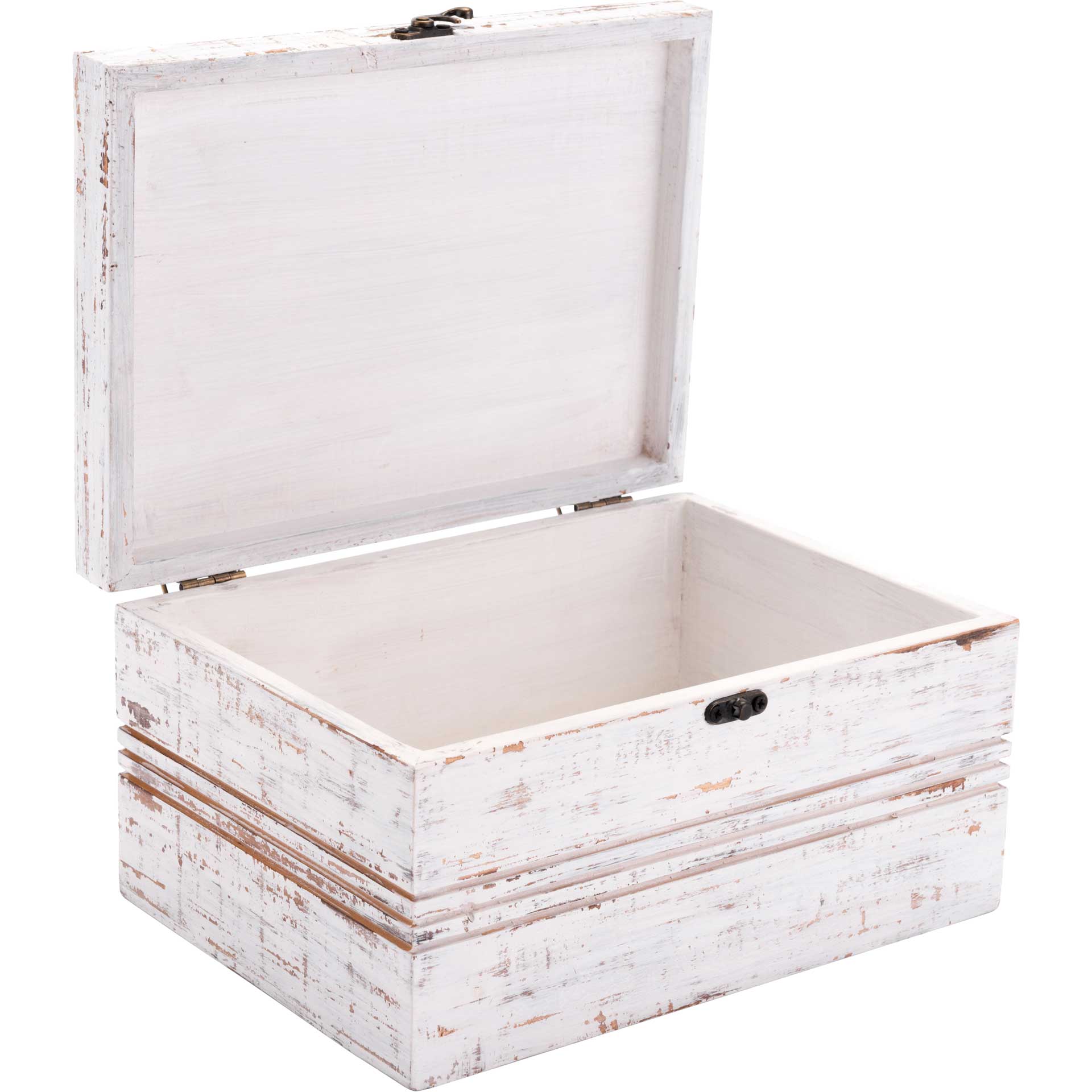 Rhombus Antique Box White - Froy.com