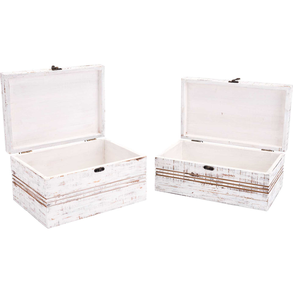 Rhombus Antique Box White - Froy.com