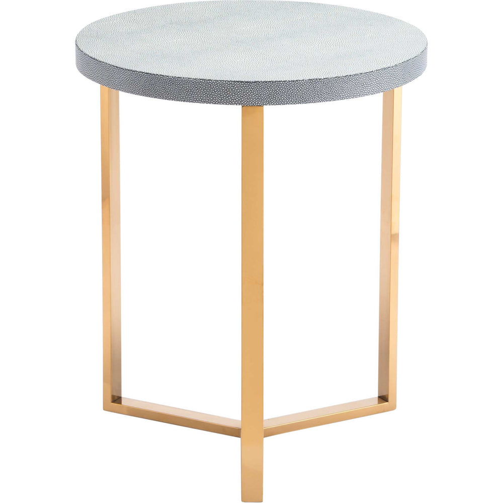 Gela 2-Piece Round Table Gray - Froy.com