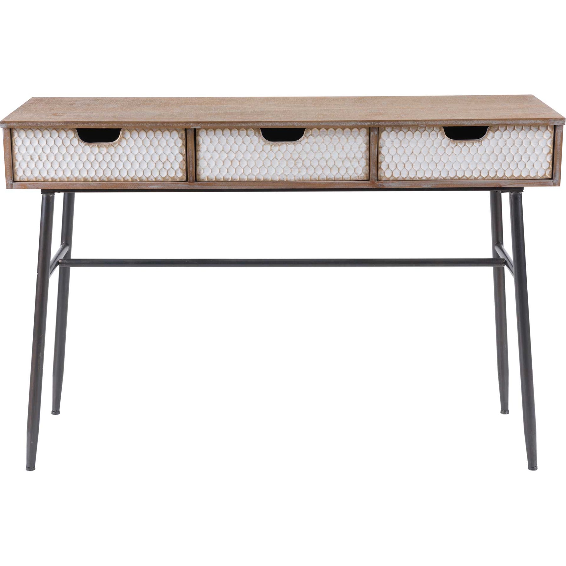 Honeycomb Desk Natural/White - Froy.com