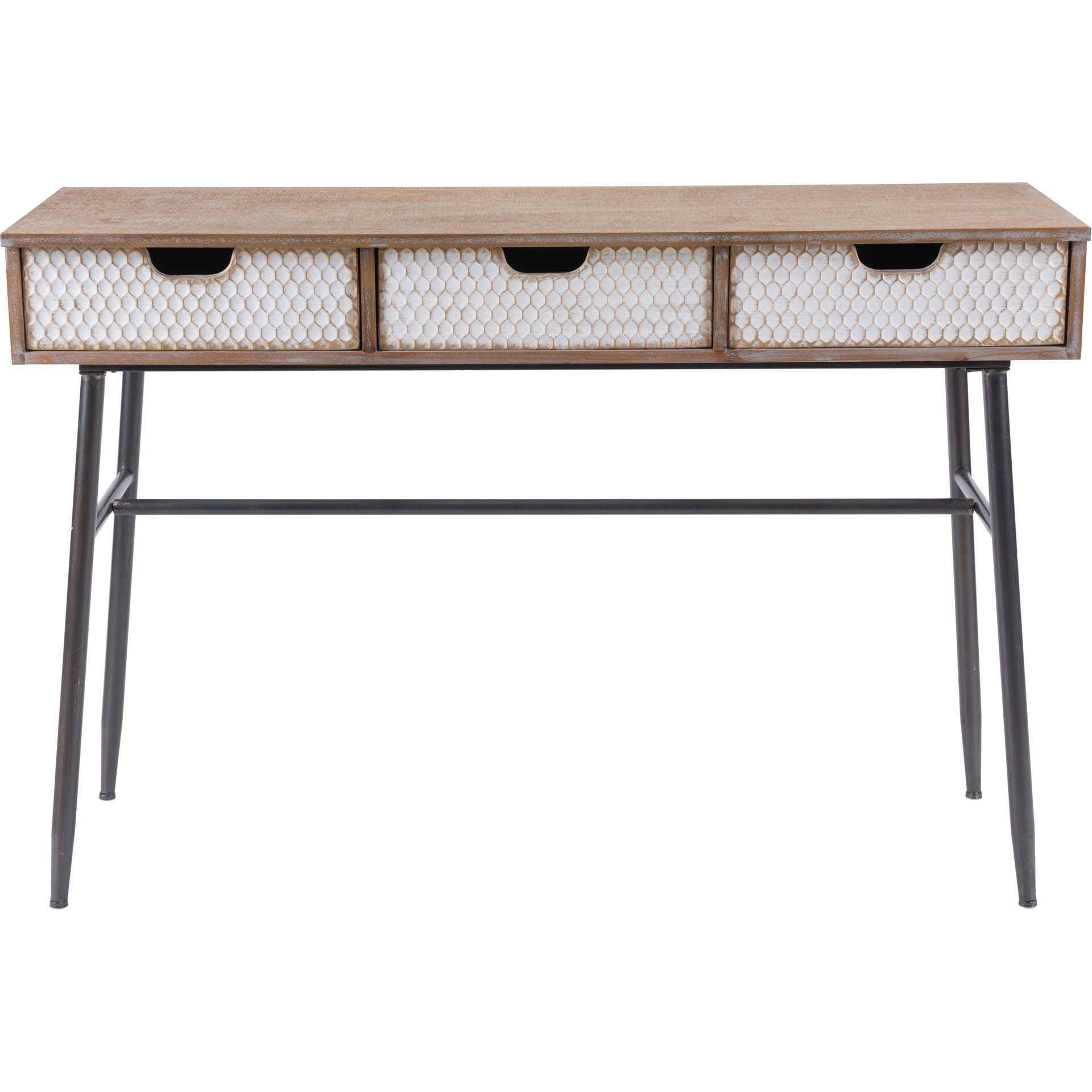 Honeycomb Desk Natural/White - Froy.com