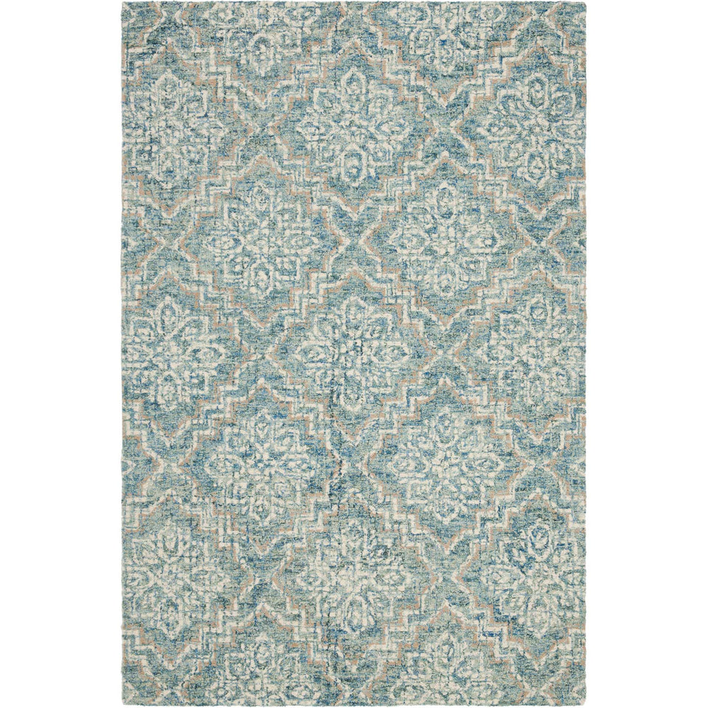 Abstract Blue/Gray Area Rug - Froy.com