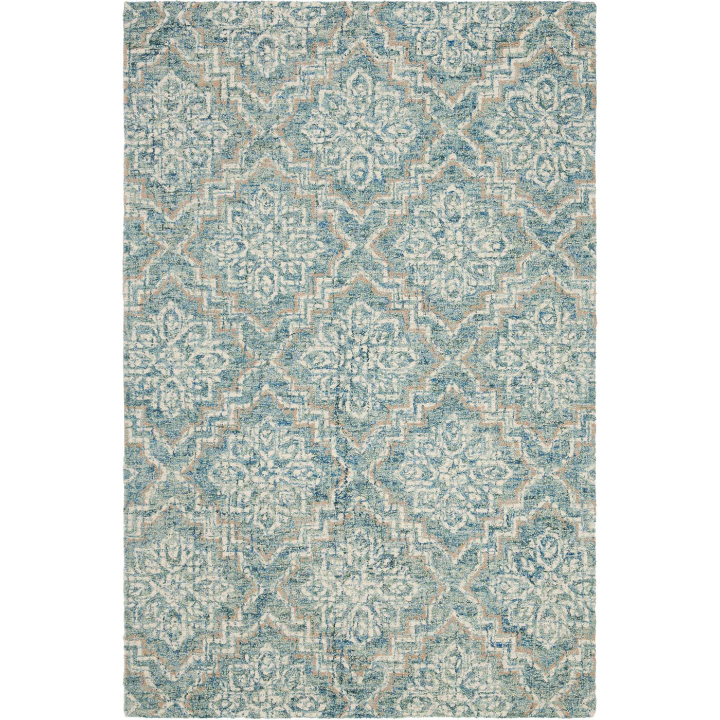 Abstract Blue/Gray Area Rug - Froy.com