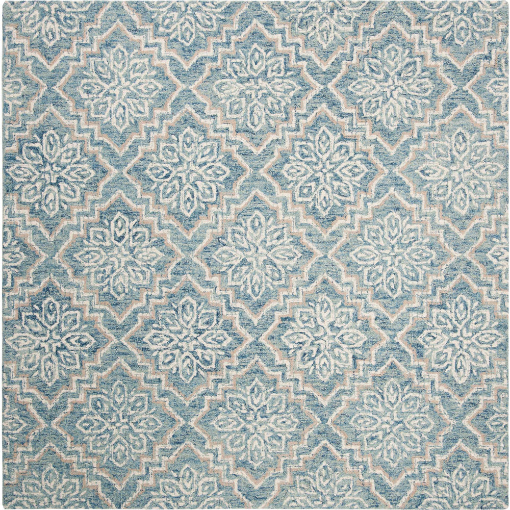 Abstract Blue/Gray Area Rug - Froy.com