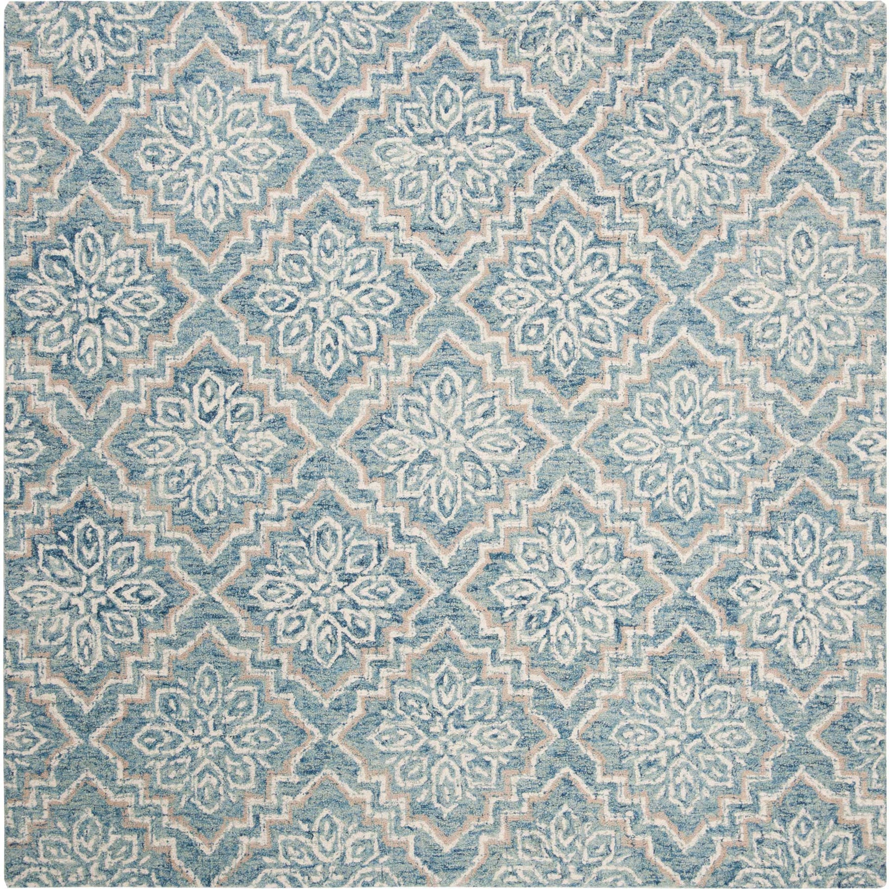 Abstract Blue/Gray Area Rug - Froy.com