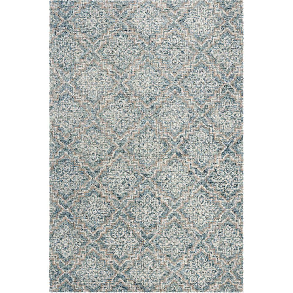 Abstract Blue/Gray Area Rug - Froy.com