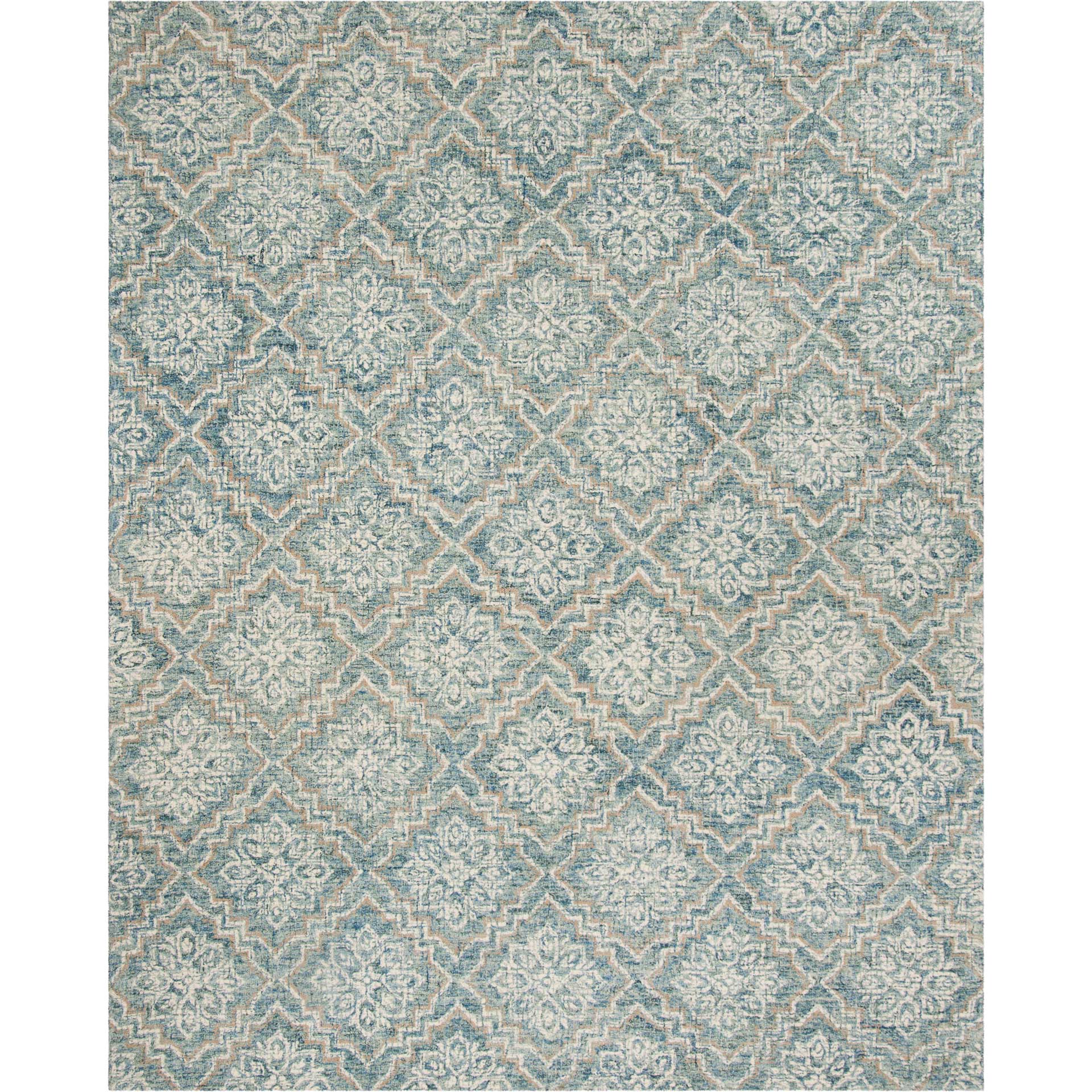 Abstract Blue/Gray Area Rug - Froy.com