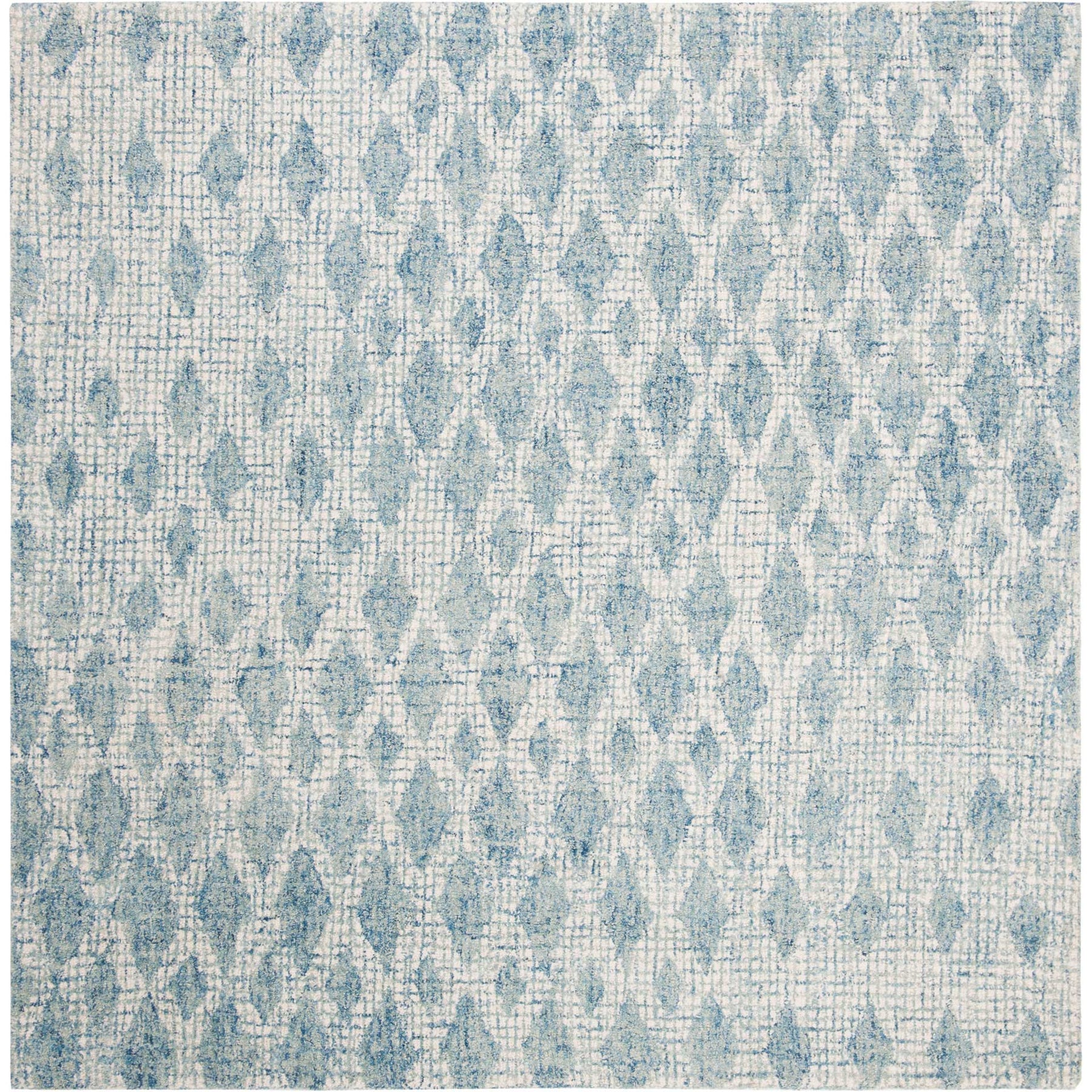 Abstract Ivory/Blue Area Rug - Froy.com