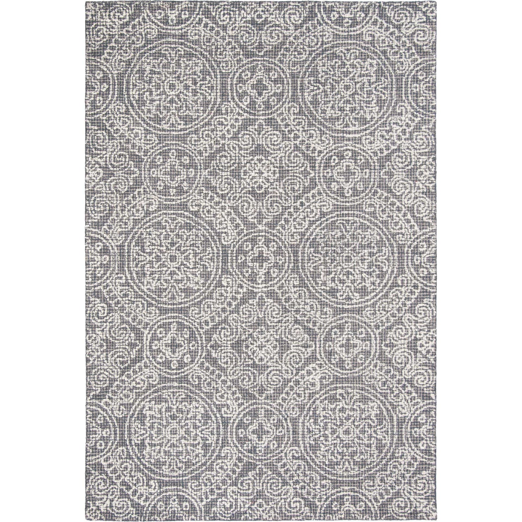 Abstract Gray/Ivory Area Rug - Froy.com